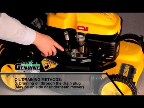 How to change the oil on a push mower w/VIDEO - ProGreen Plus